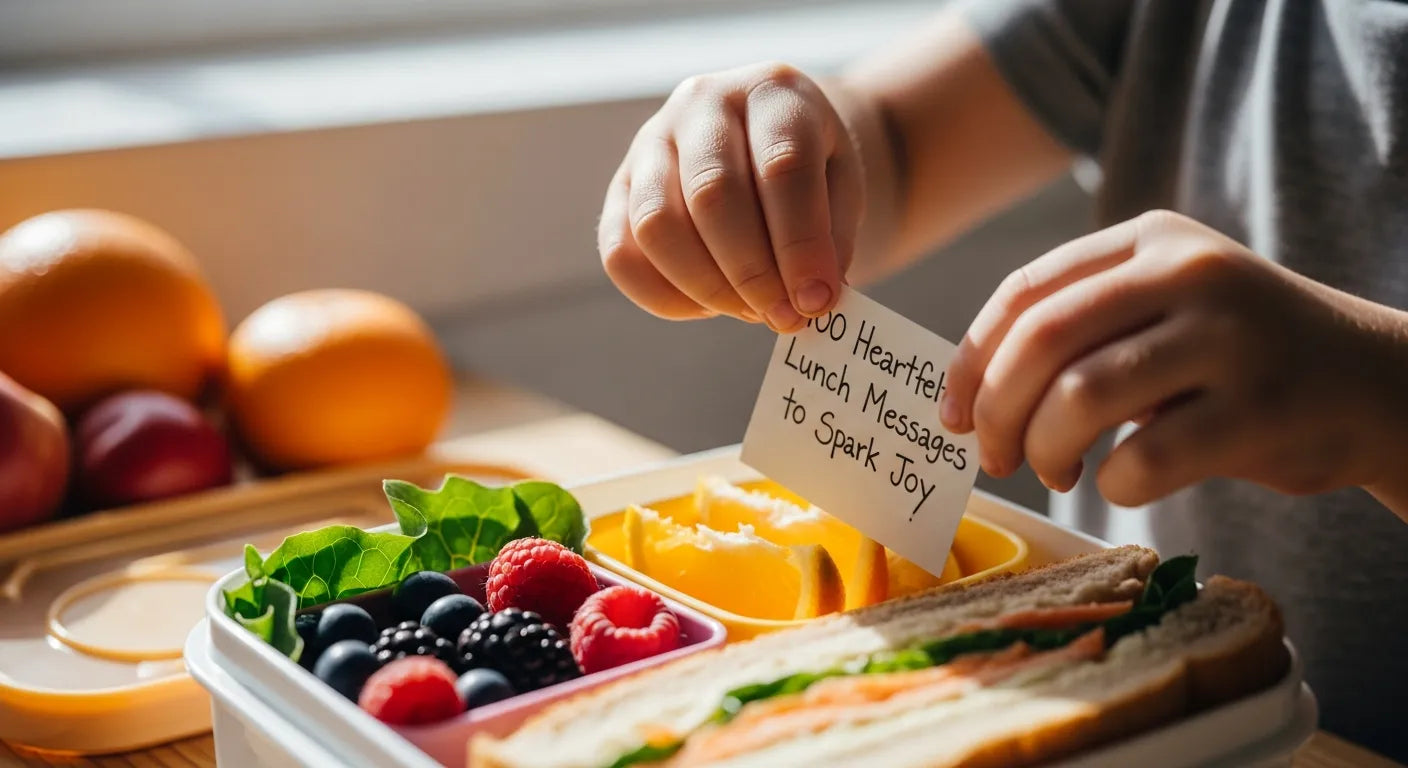 100 Heartfelt Lunch Messages for Kids to Spark Joy | I'm the Chef Too