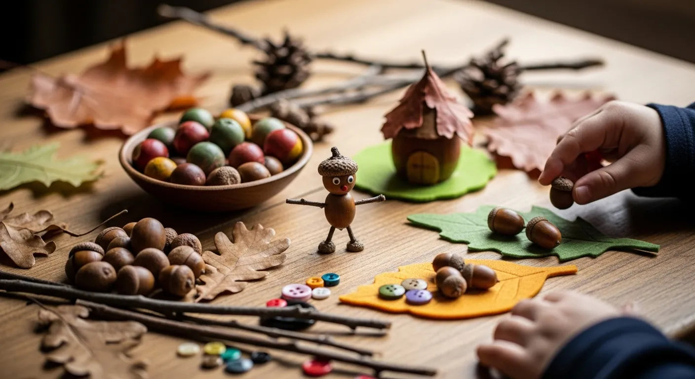 Acorn Adventures: Unlocking Nature's Creativity with Kids Crafts | I'm ...
