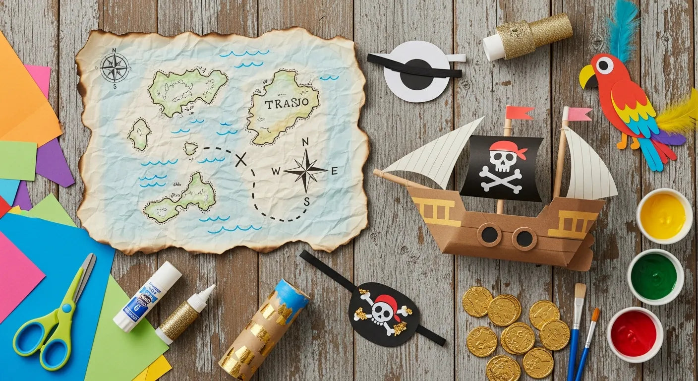 Ahoy, Mateys! Fun Pirate Crafts for Kids | I'm the Chef Too