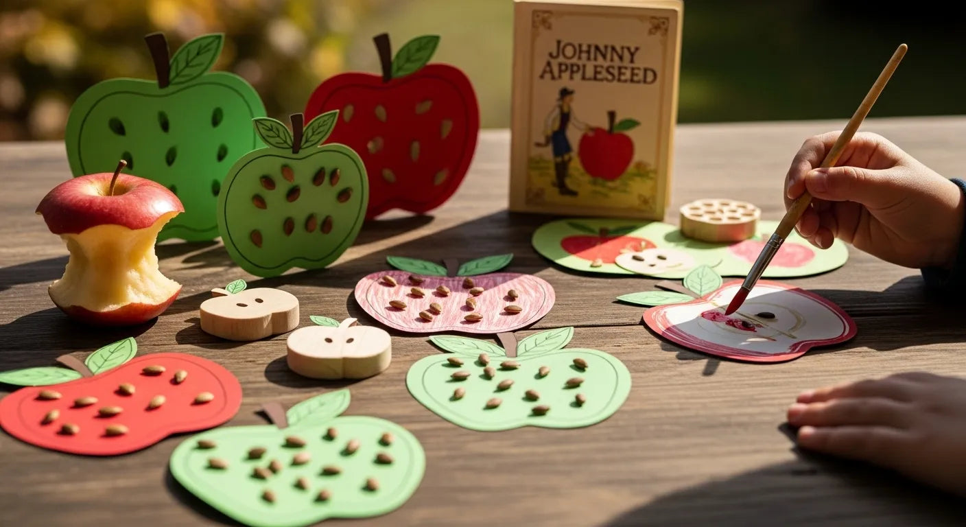 Apple Adventure: Johnny Appleseed Crafts for Kids | I'm the Chef Too