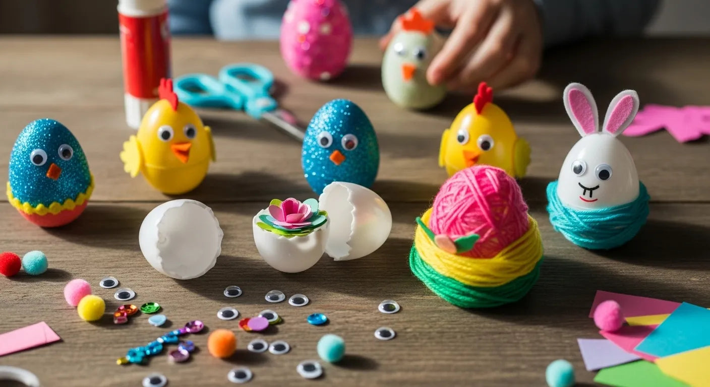 Beyond the Hunt: Creative Plastic Easter Egg Crafts for Kids | I'm the Chef Too