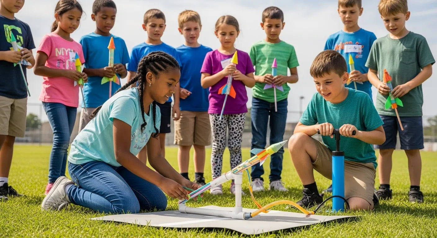 Blast Off: The Ultimate Straw Rocket STEM Challenge | I'm the Chef Too