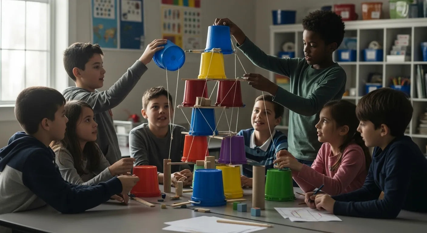 Bucket Tower STEM Challenge: Building Strong Foundations for Young ...