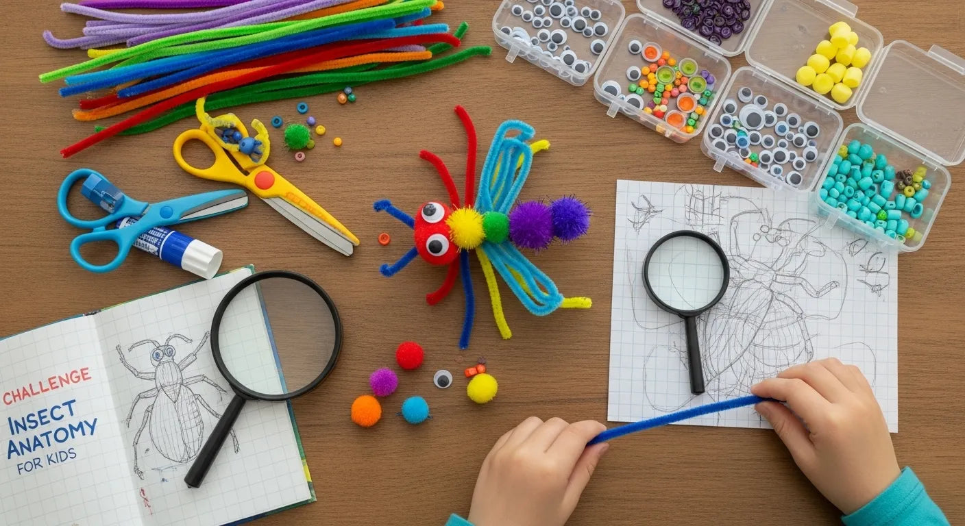 Build a Bug STEM Challenge: Tiny Creatures, Big Learning! | I'm the ...