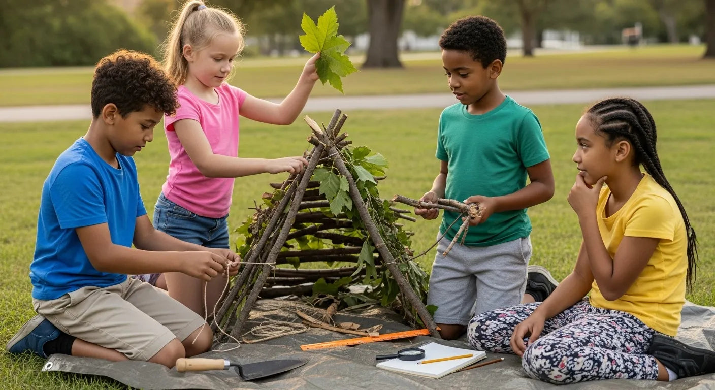 Build a Shelter STEM Project: Kids' Creative Engineering | I'm the Chef Too