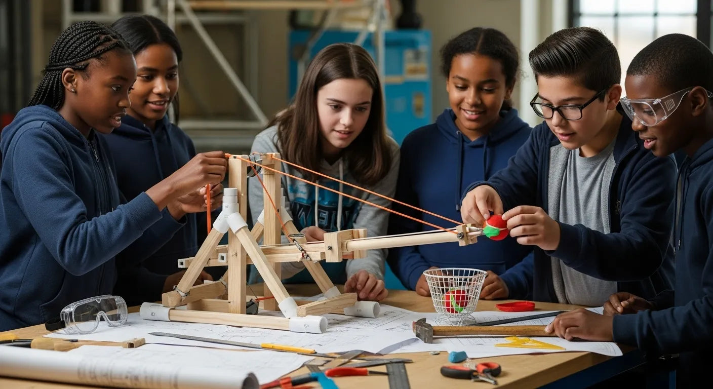Build a Thrilling STEM Project Catapult | I'm the Chef Too