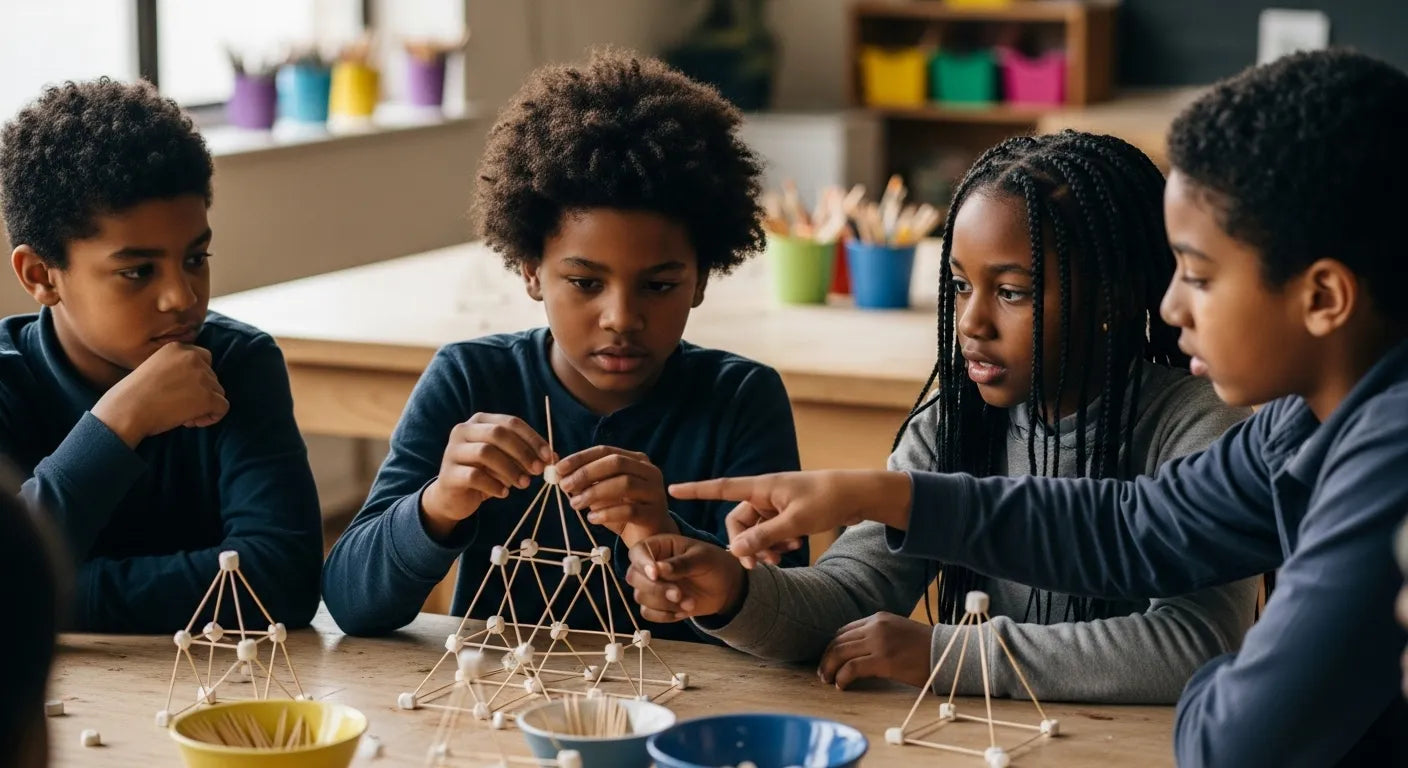 Build Big Brains with a Toothpick Pyramid STEM Challenge | I'm the Chef Too