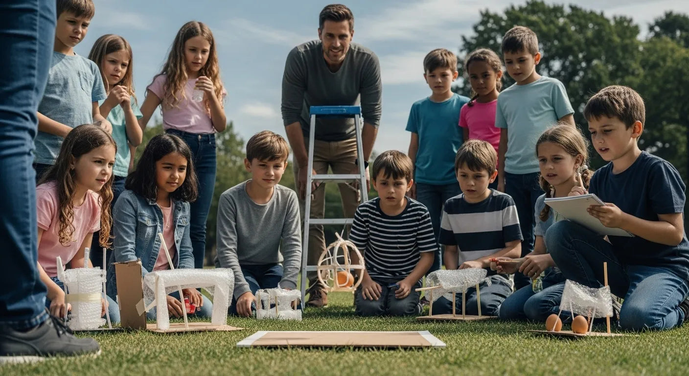 Building Brilliance: The Egg Drop Challenge STEM for Kids | I'm the ...