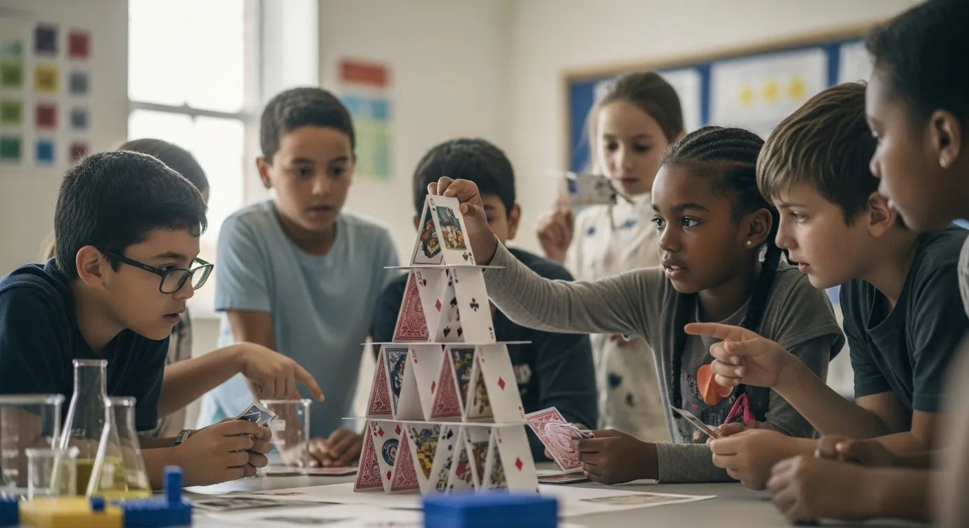 Building Brilliance: The House of Cards STEM Challenge | I'm the Chef Too