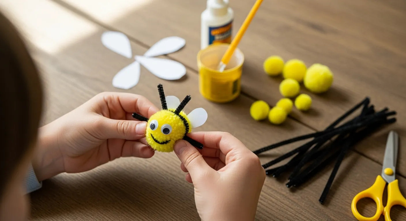 Buzzing Fun: Easy Bee Craft for Kids | I'm the Chef Too
