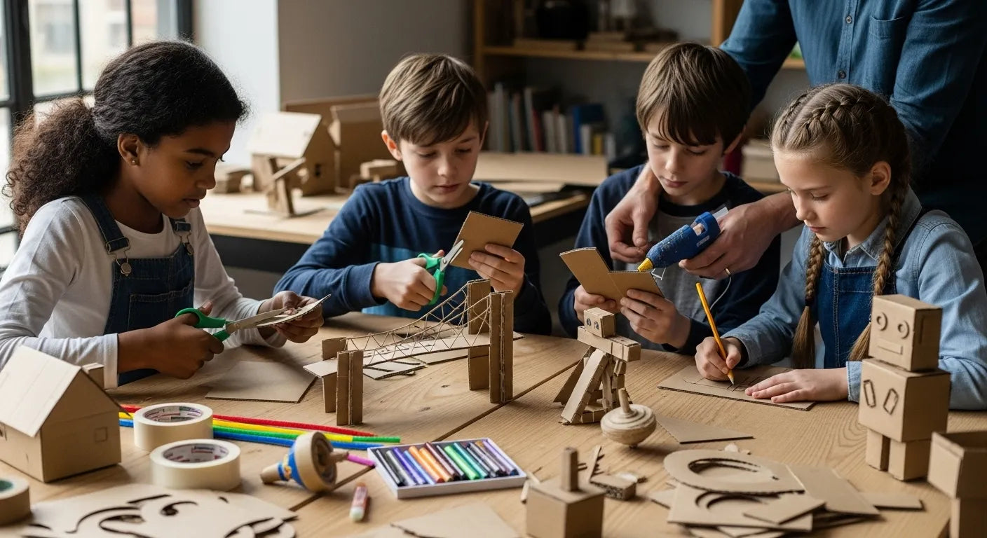 Cardboard STEM Challenges: Build, Learn, Create | I'm the Chef Too