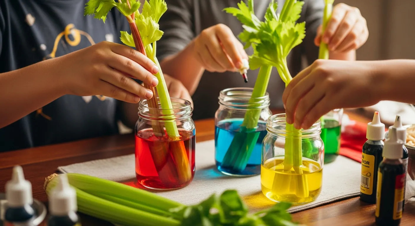 Celery Experiment for Kids: A Colorful Plant Science Guide