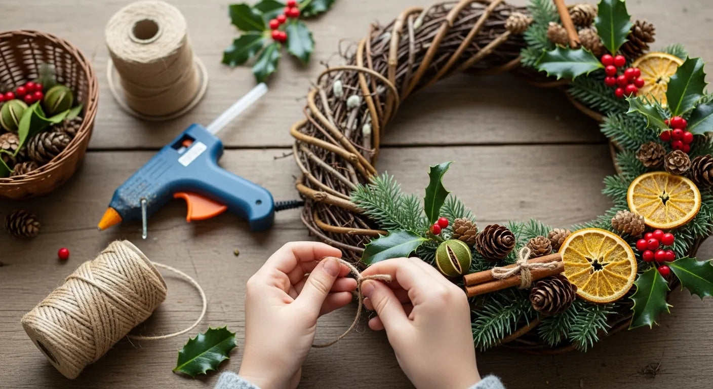 Christmas Wreath Craft for Kids: Festive Fun & Learning | I'm the Chef Too