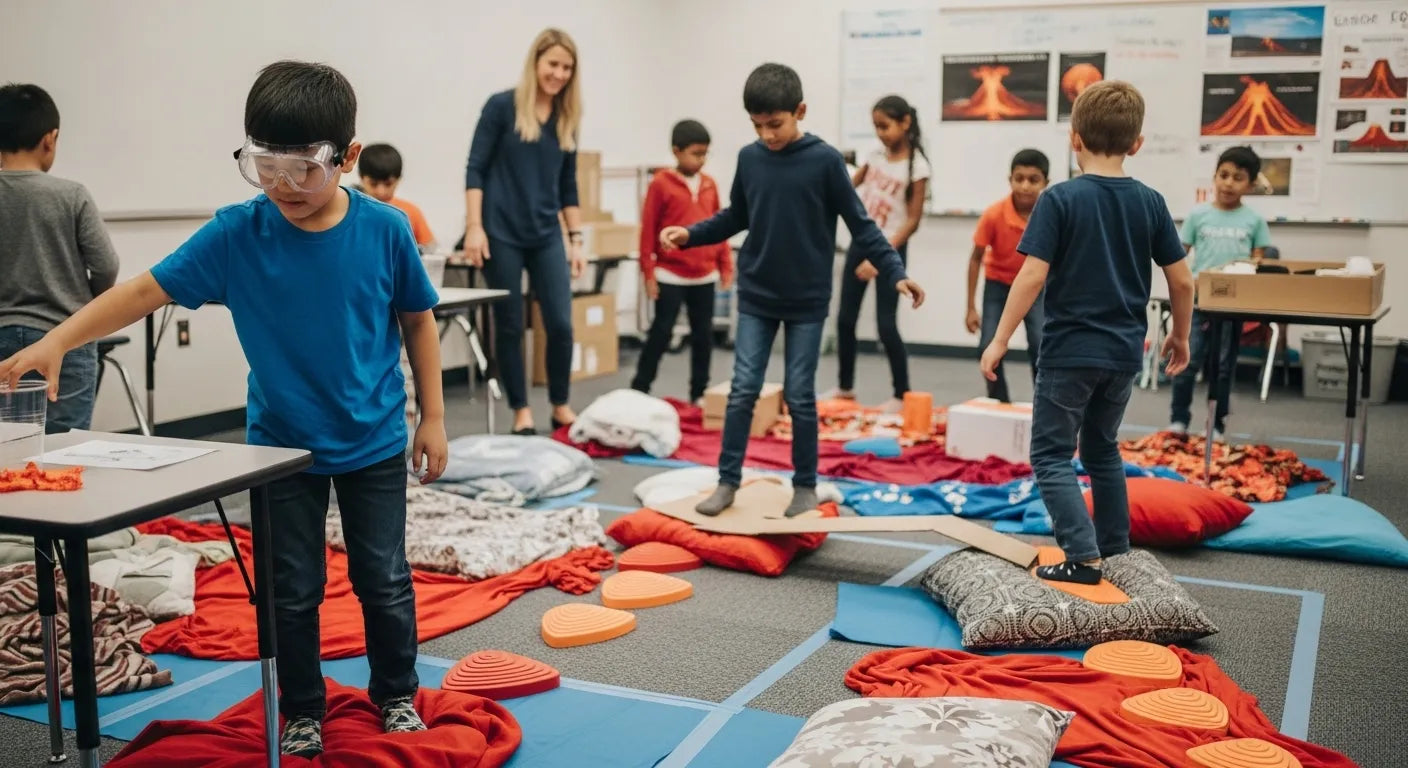 Conquer the Lava: An Epic Floor is Lava STEM Challenge | I'm the Chef Too