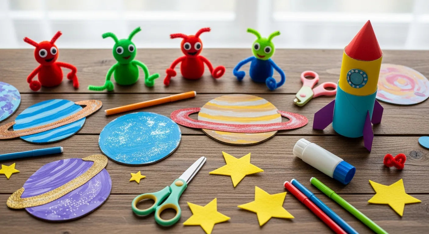 Cosmic Creations: Fun Space Crafts for Kids | I'm the Chef Too