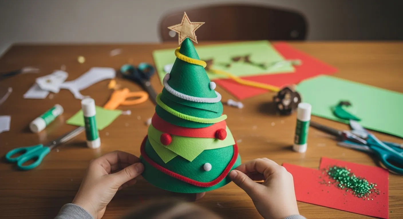 Craft a Festive 3D Christmas Tree for Kids | I'm the Chef Too