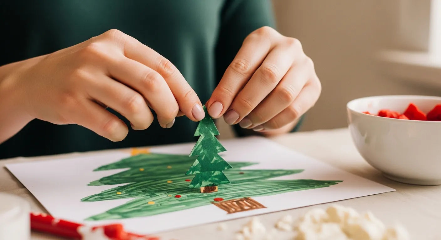 Creative Christmas Tree Art Project for Kids Ideas | I'm the Chef Too