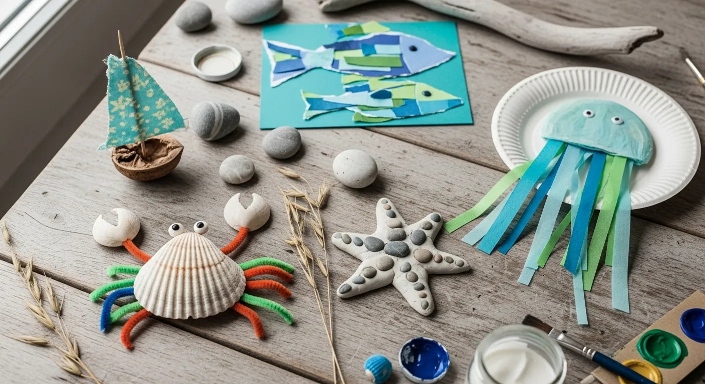 Creative Ocean Animal Crafts for Kids | I'm the Chef Too