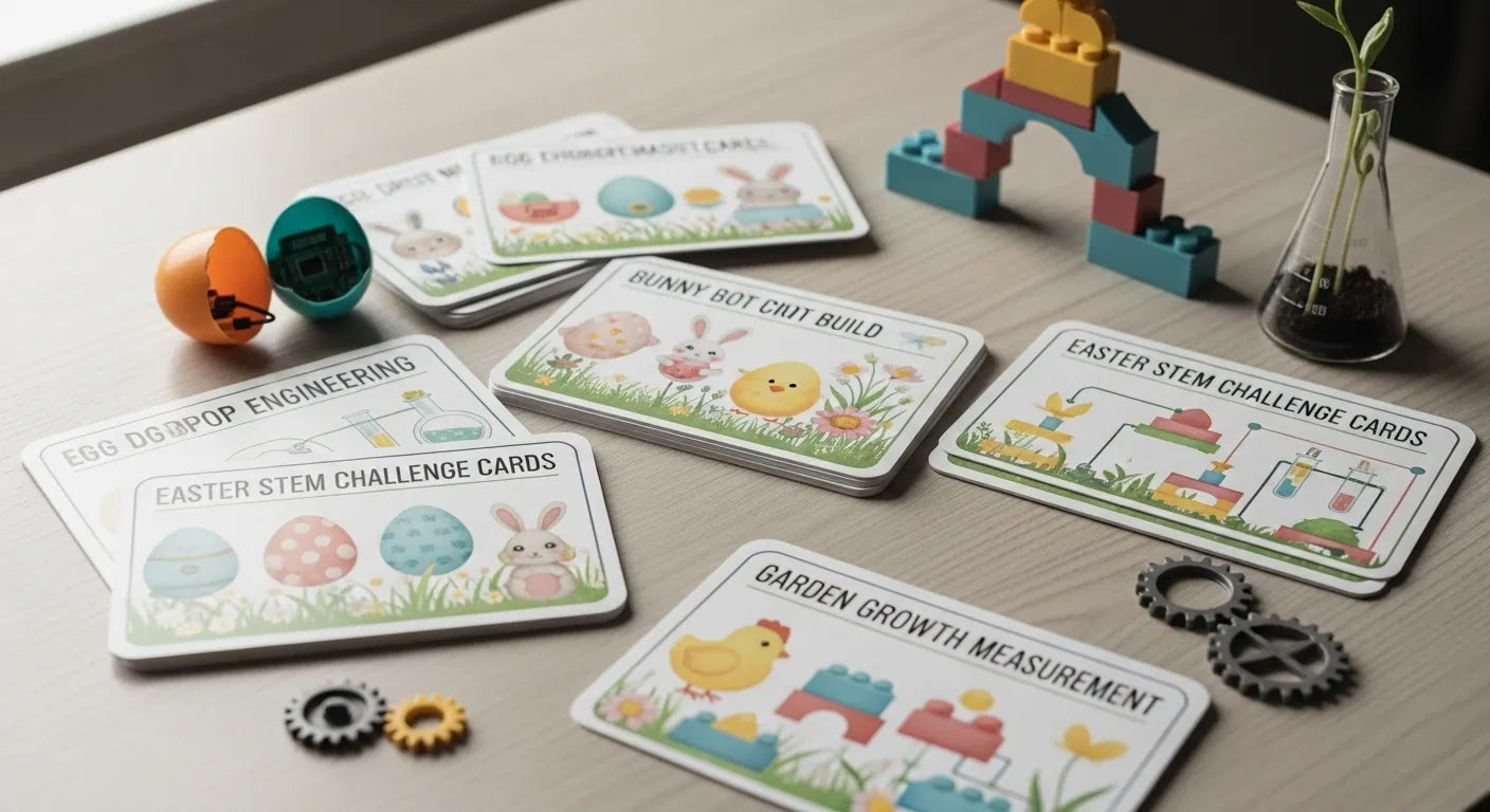 Easter STEM Challenge Cards: Spring into Learning Fun | I'm the Chef Too