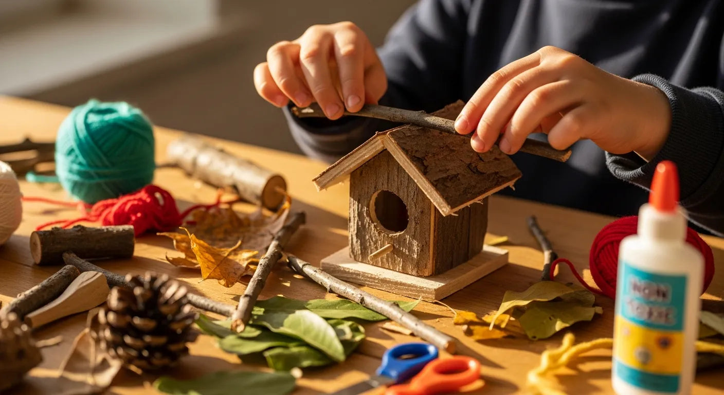 Easy Bird House Project for Kids to Build at Home | I'm the Chef Too
