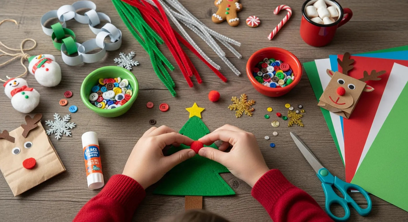 Easy Christmas Kids Crafts: Creative Family Fun | I'm the Chef Too