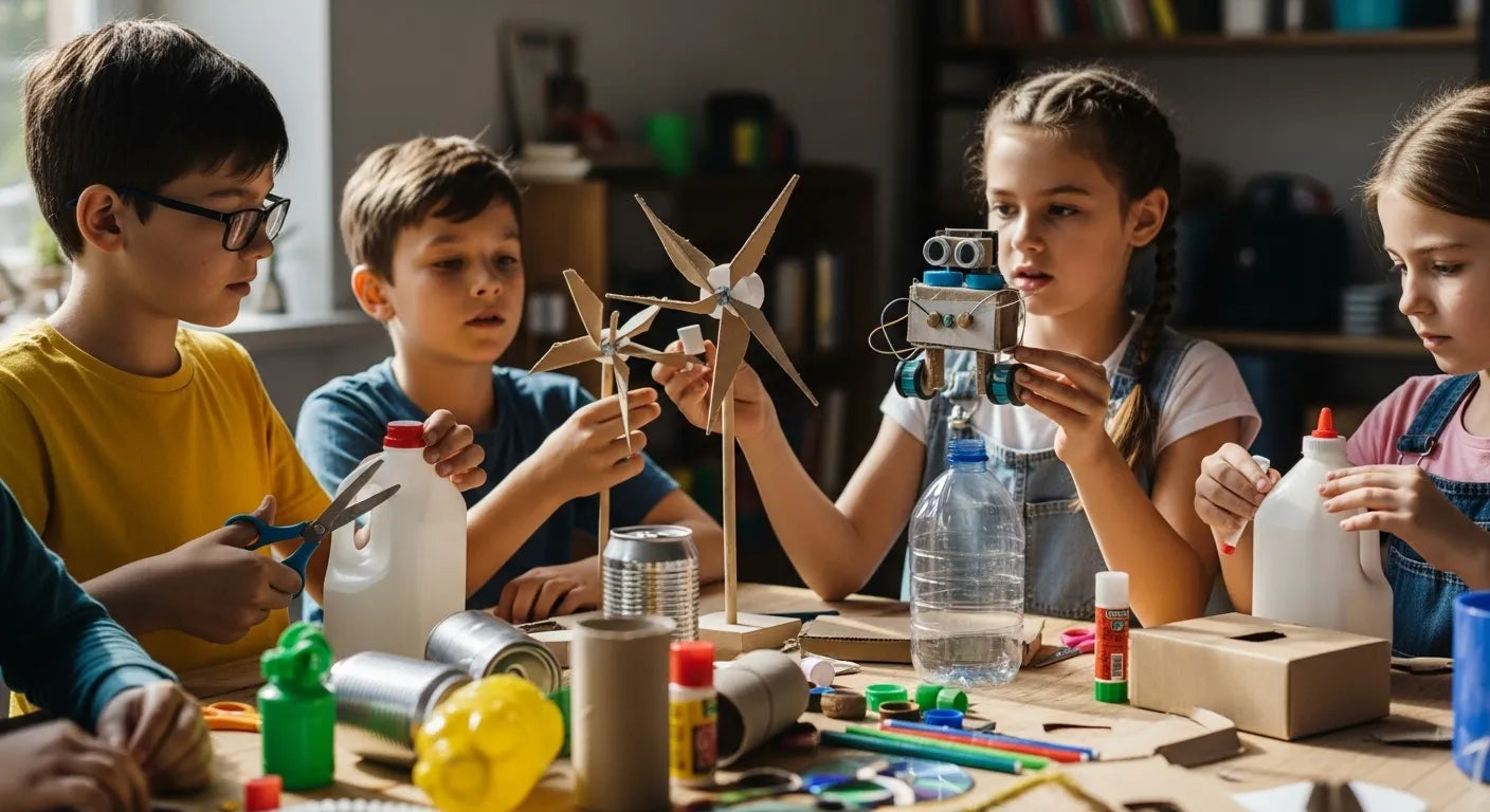 Eco-Fun: STEM Projects with Recycled Materials | I'm the Chef Too