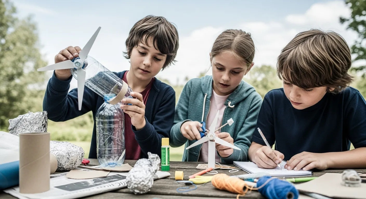 Eco-STEM Adventures: Recycled Projects for Curious Kids | I'm the Chef Too