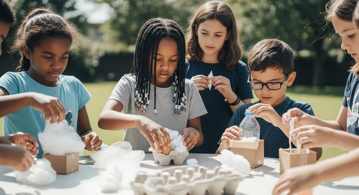 Egg Drop STEM Challenge: Protect Your Project! | I'm the Chef Too