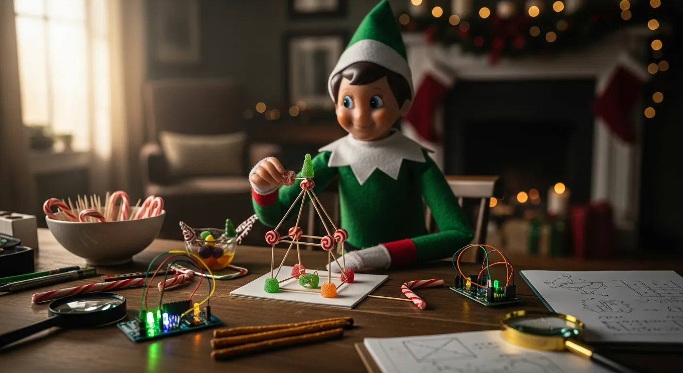 Elf STEM Challenges: Holiday Fun & Learning | I'm the Chef Too