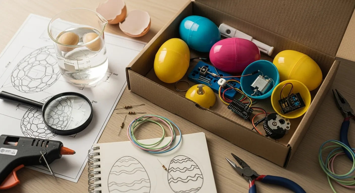 Engaging Easter Egg STEM Challenges for Curious Kids | I'm the Chef Too