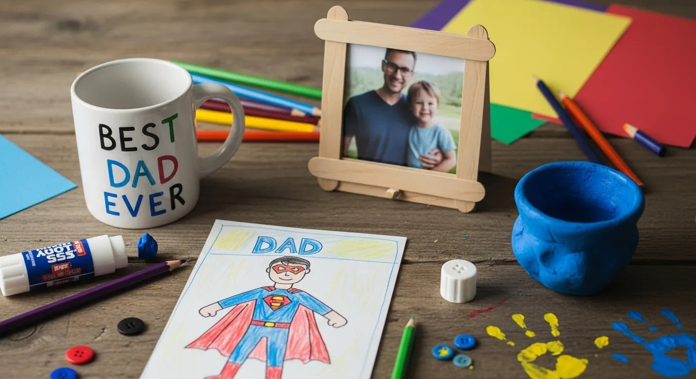 Fathers Day Craft from Kids: Creative DIY Gifts Dads Will Love | I'm ...