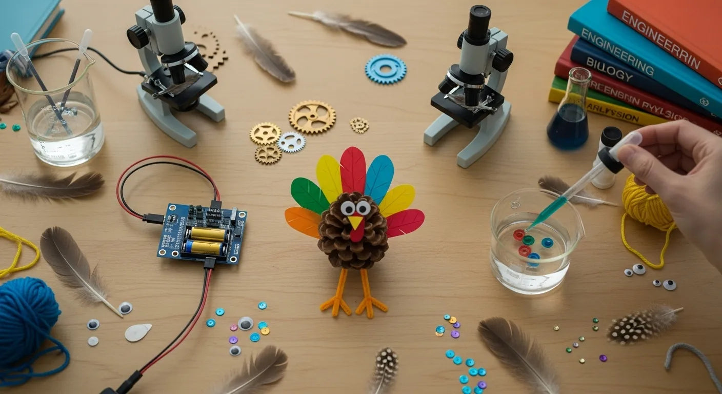 Feathered Fun: Engaging Turkey STEM Projects | I'm the Chef Too