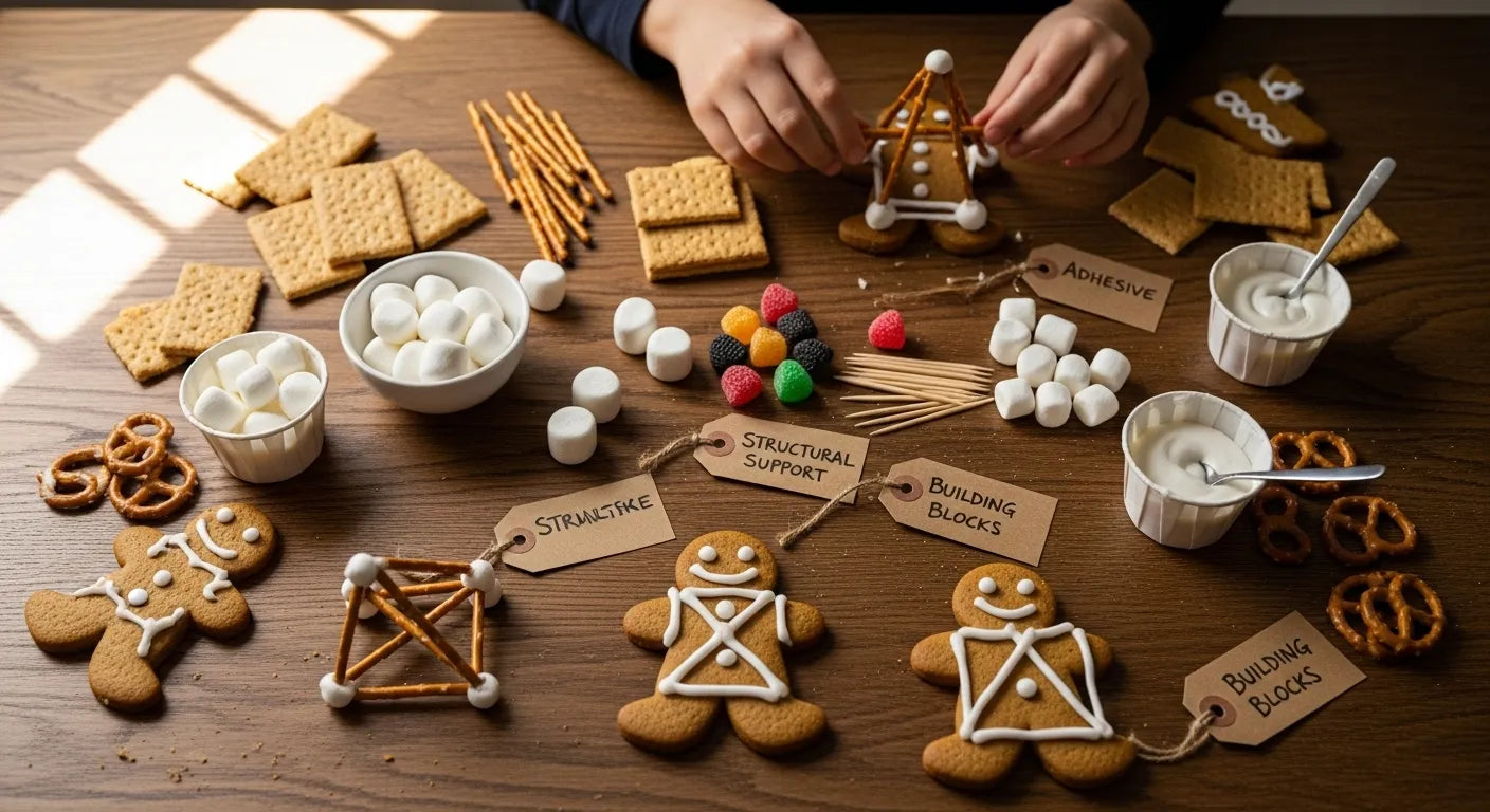 Festive Learning: Your Gingerbread Man STEM Challenge | I'm the Chef Too