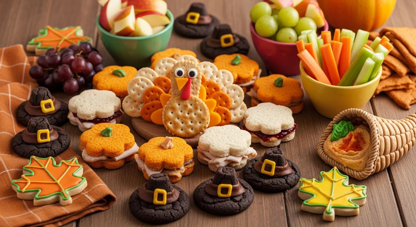 Festive Thanksgiving Snacks for Kids | I'm the Chef Too