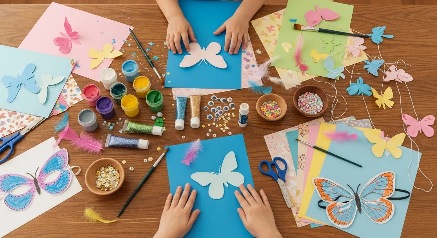 Fluttering Fun: Butterfly Arts and Crafts for Kids | I'm the Chef Too