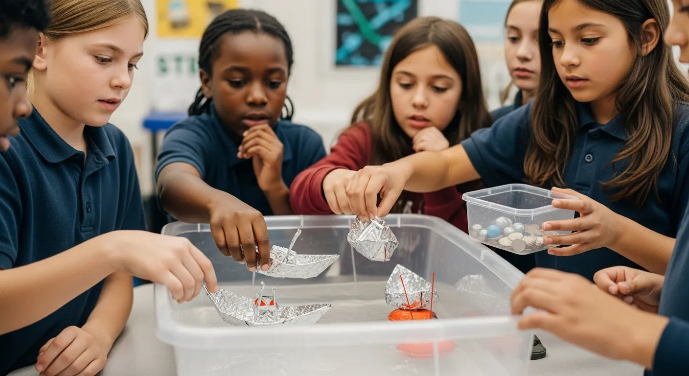 Foil Boat STEM Challenge: Master Buoyancy & Engineering | I'm the Chef Too