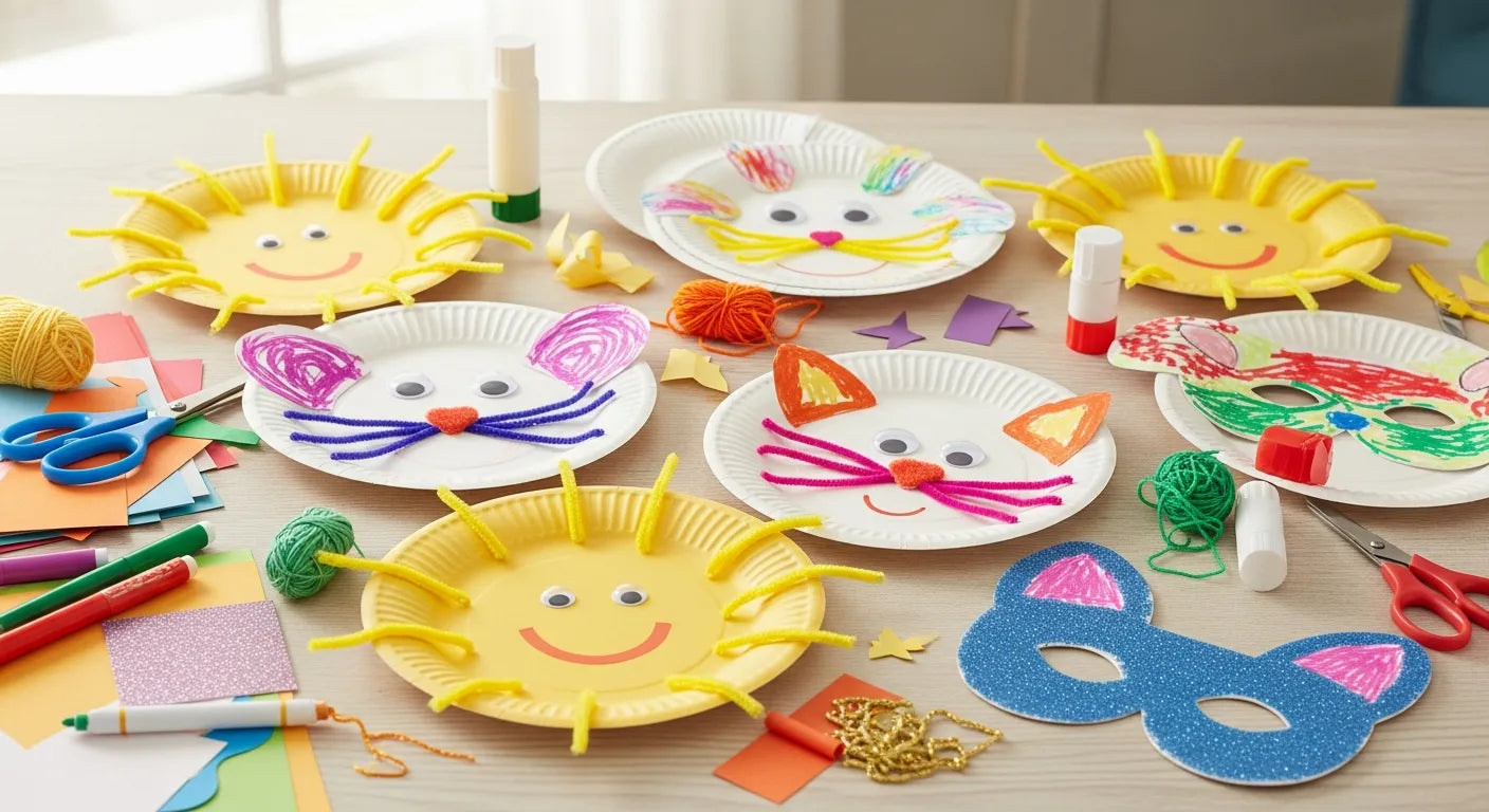 paper plates crafts for preschoolers