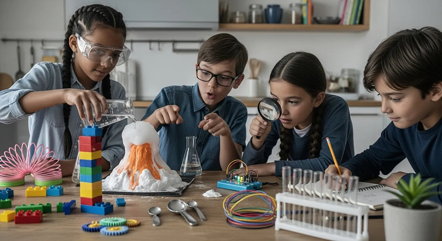 Fun Home STEM Challenges for Curious Kids | I'm the Chef Too