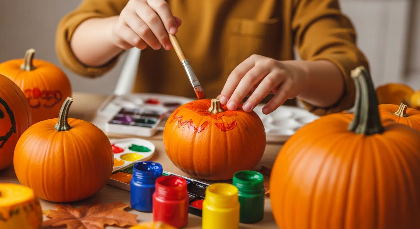 Fun Pumpkin Art Project for Kids: Creative Fall Crafts | I'm the Chef Too