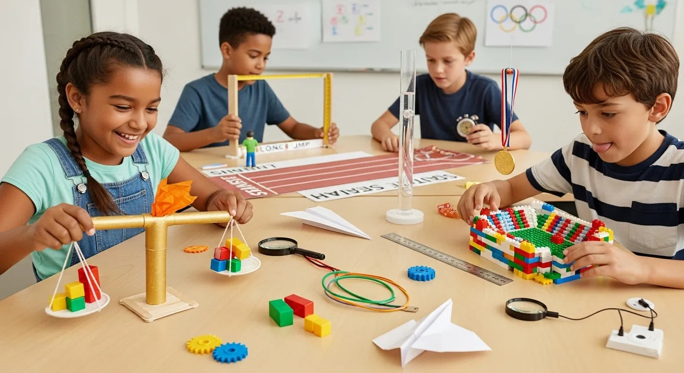 Go for Gold: Fun Olympic STEM Challenges for Kids | I'm the Chef Too