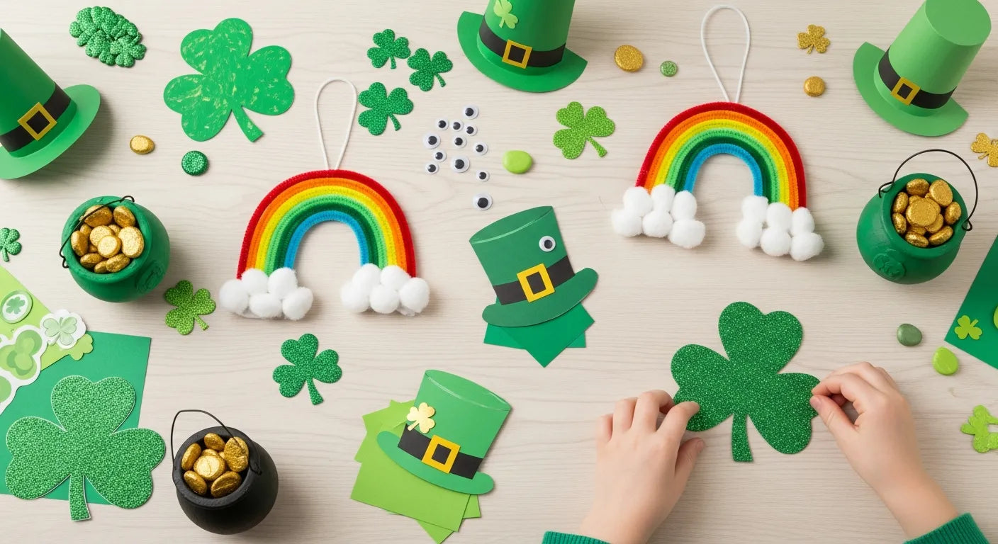 Green Fun: St. Patrick's Day Kids Crafts for Little Leprechauns | I'm ...