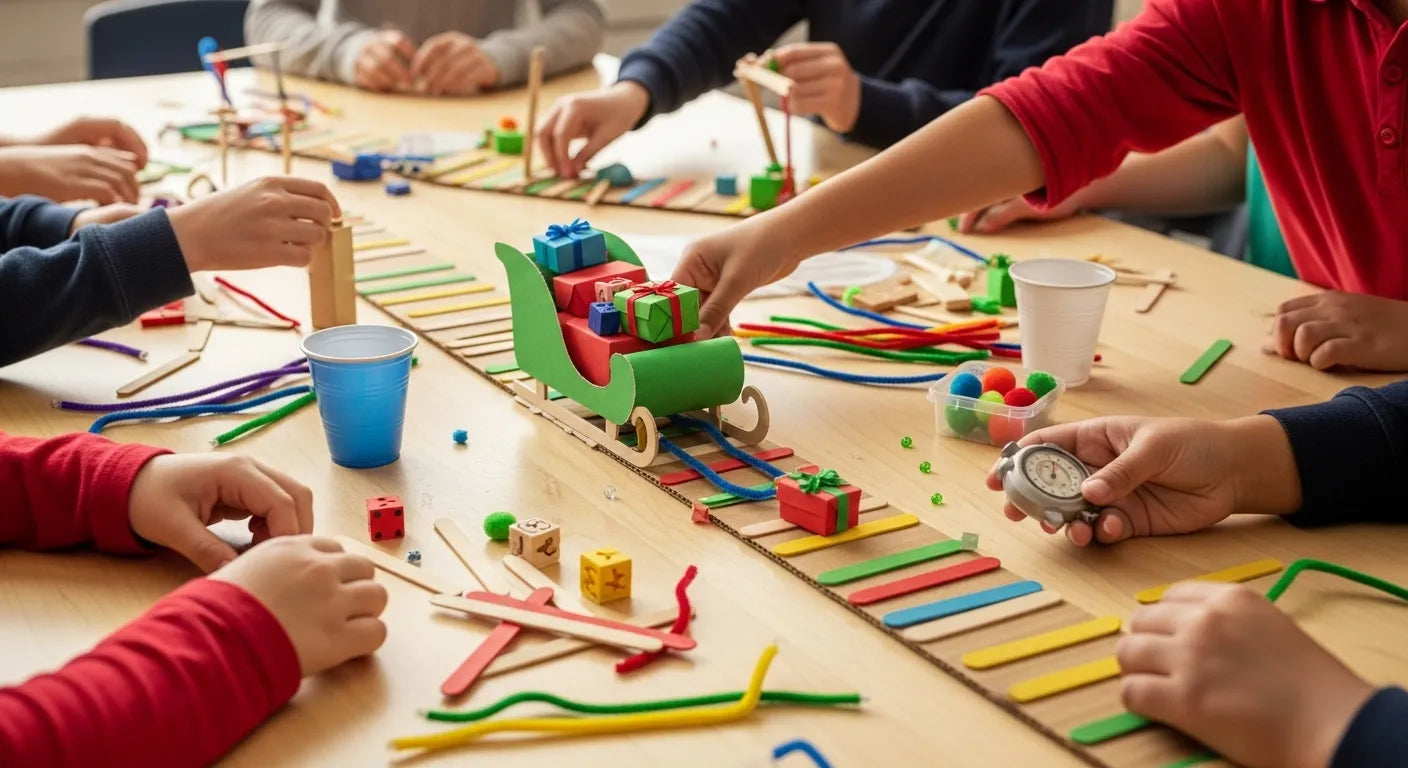 Grinch Sleigh STEM Challenge: Hauling Holiday Fun | I'm the Chef Too