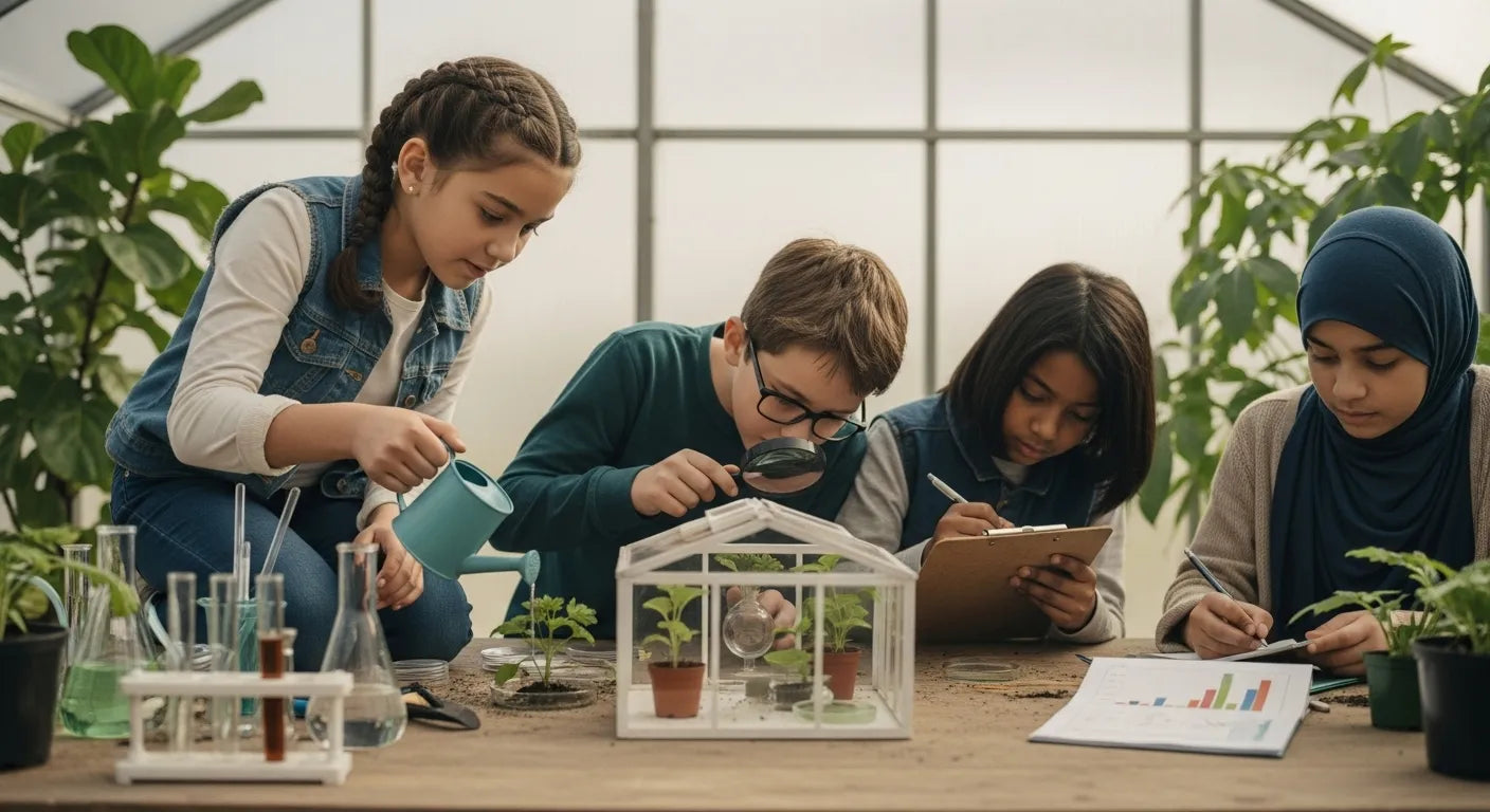 Grow Learning: Your Kids' STEM Greenhouse Project | I'm the Chef Too