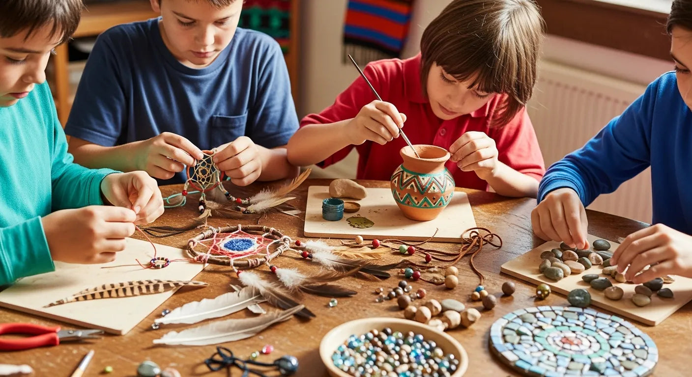 Hands-On Native American Crafts for Kids: Exploring Culture ...