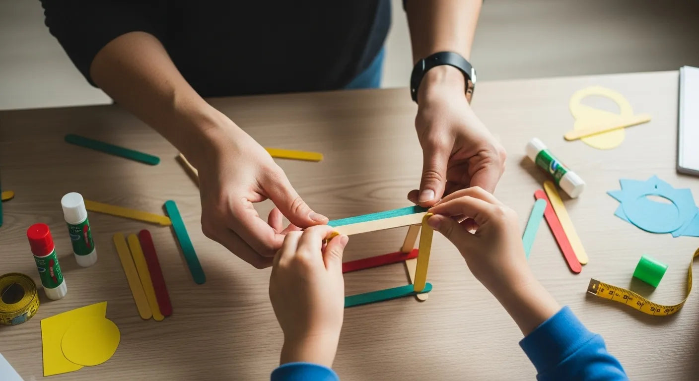 Hands-On STEM Challenges with Popsicle Sticks | I'm the Chef Too