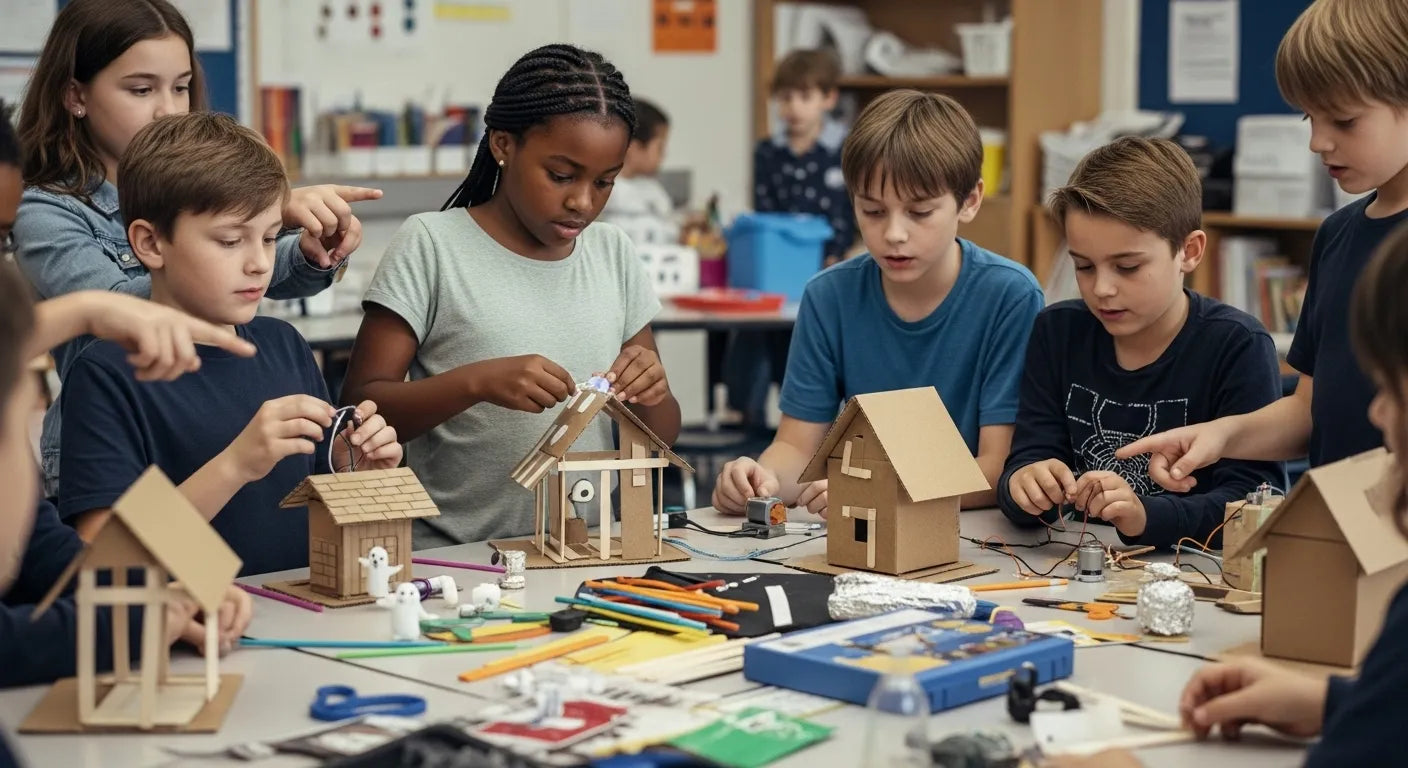 Haunted House STEM Challenge: Build Spooky Fun | I'm the Chef Too