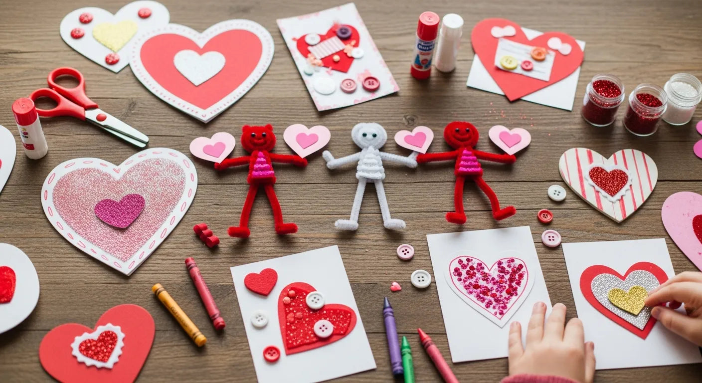 Heartfelt Valentine's Day Arts and Crafts for Kids | I'm the Chef Too
