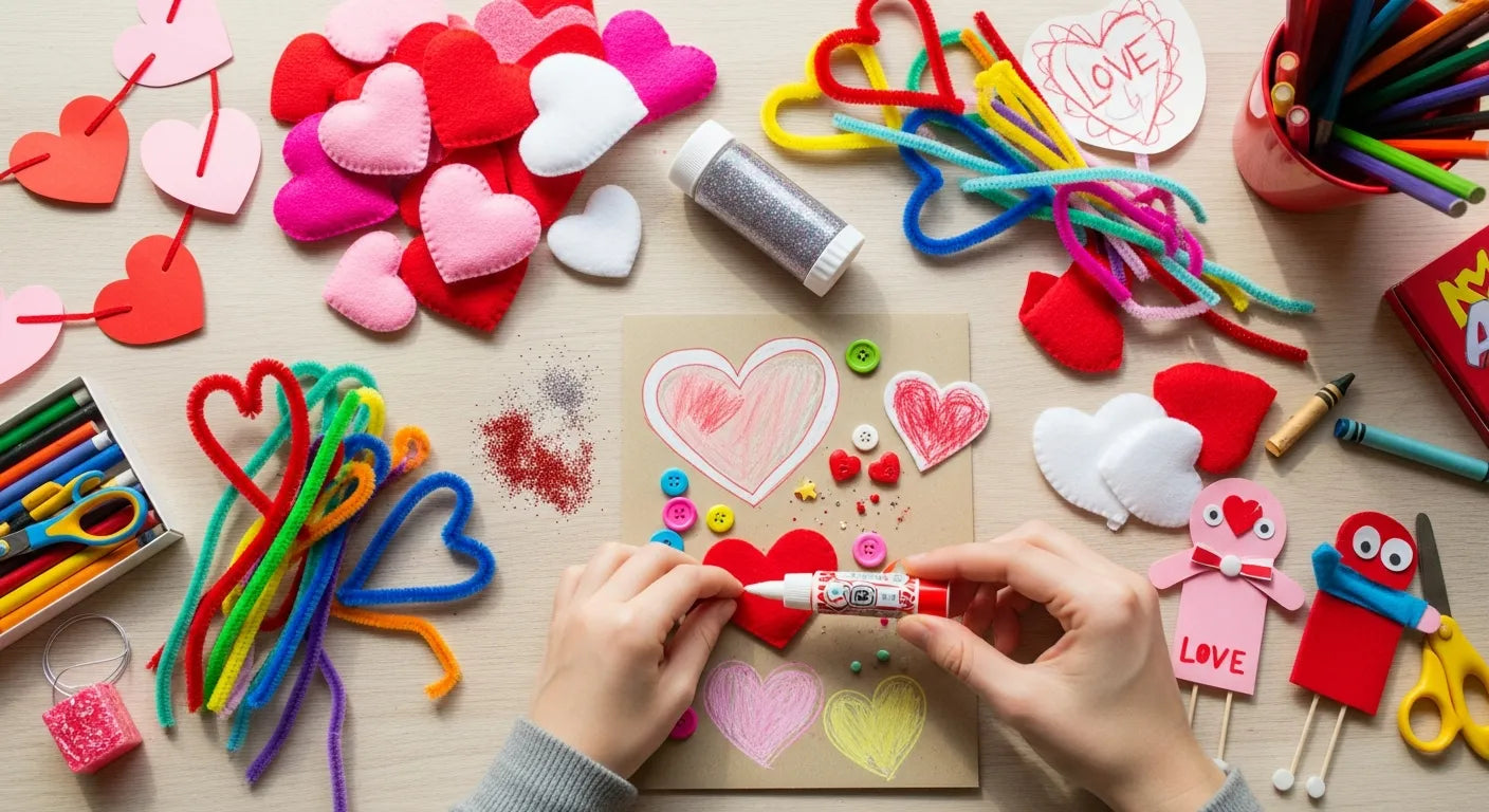 Heartfelt Valentines Day Craft for Kids & Family Fun | I'm the Chef Too