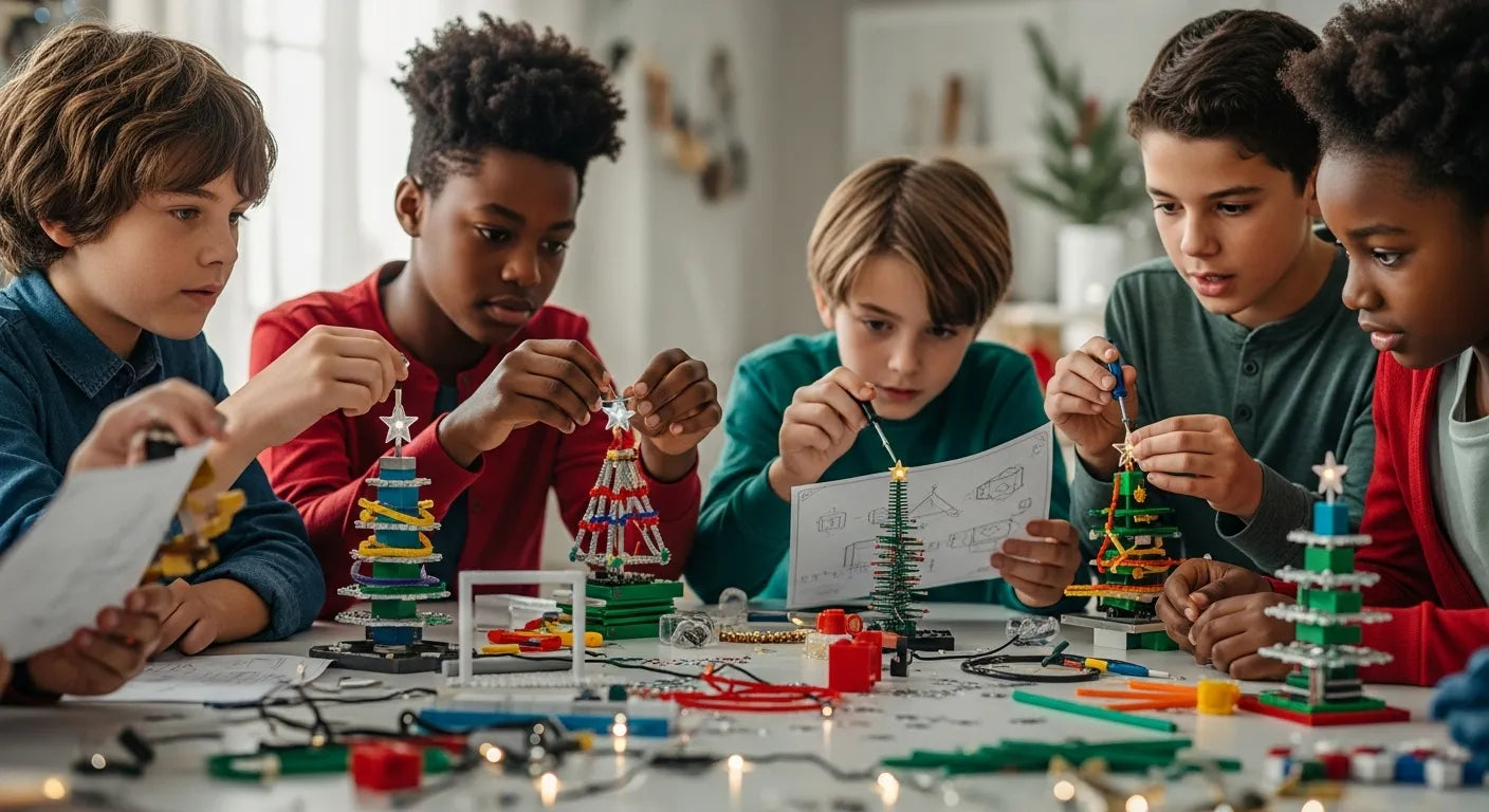 Holiday Fun: Your STEM Christmas Tree Building Challenge | I'm the Chef Too