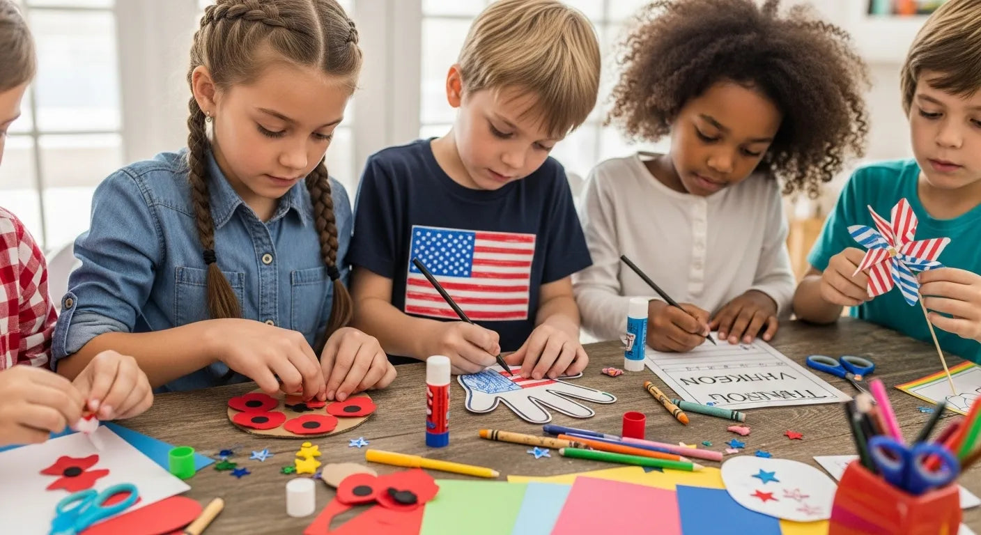 Honoring Heroes: Veterans Day Kids Crafts for Gratitude | I'm the Chef Too